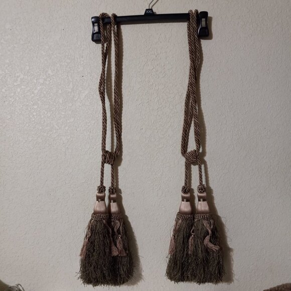 Accents | 1 Pair Long Tassel Curtain Tie Backs 15 Each Strand | Poshmark